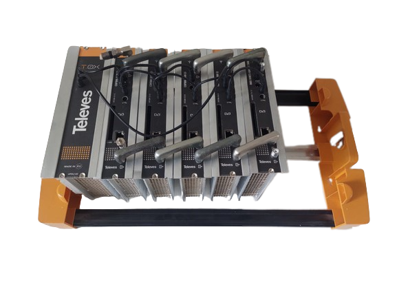 Televes Rack 5629 565201 563601 COFDM-QAM CI T-0X Transmodulator – UPS