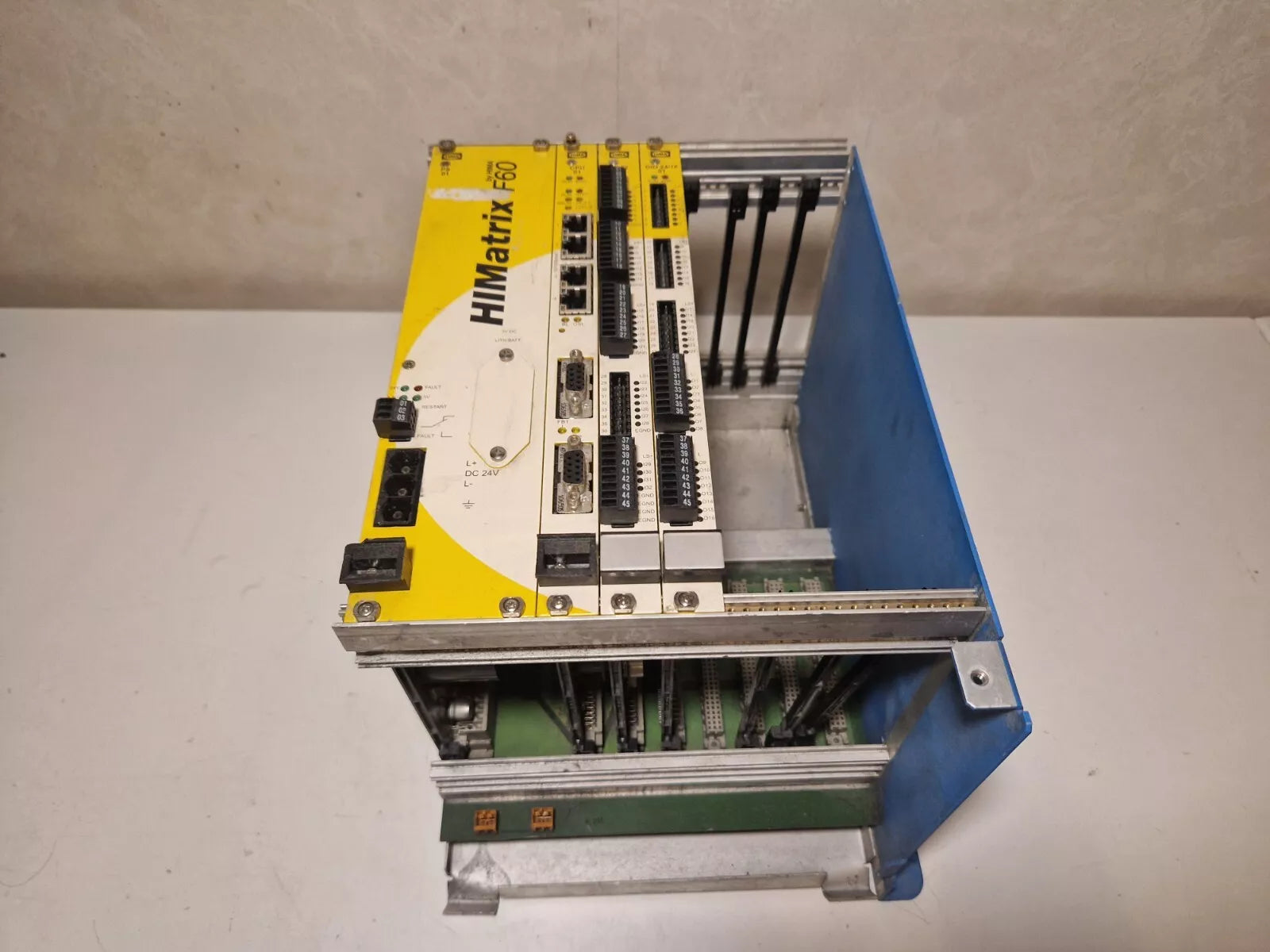 HIMA HIMAtrix F60 Power Supply + HIMA CPU 01 + DI 32 + DIO 24/16